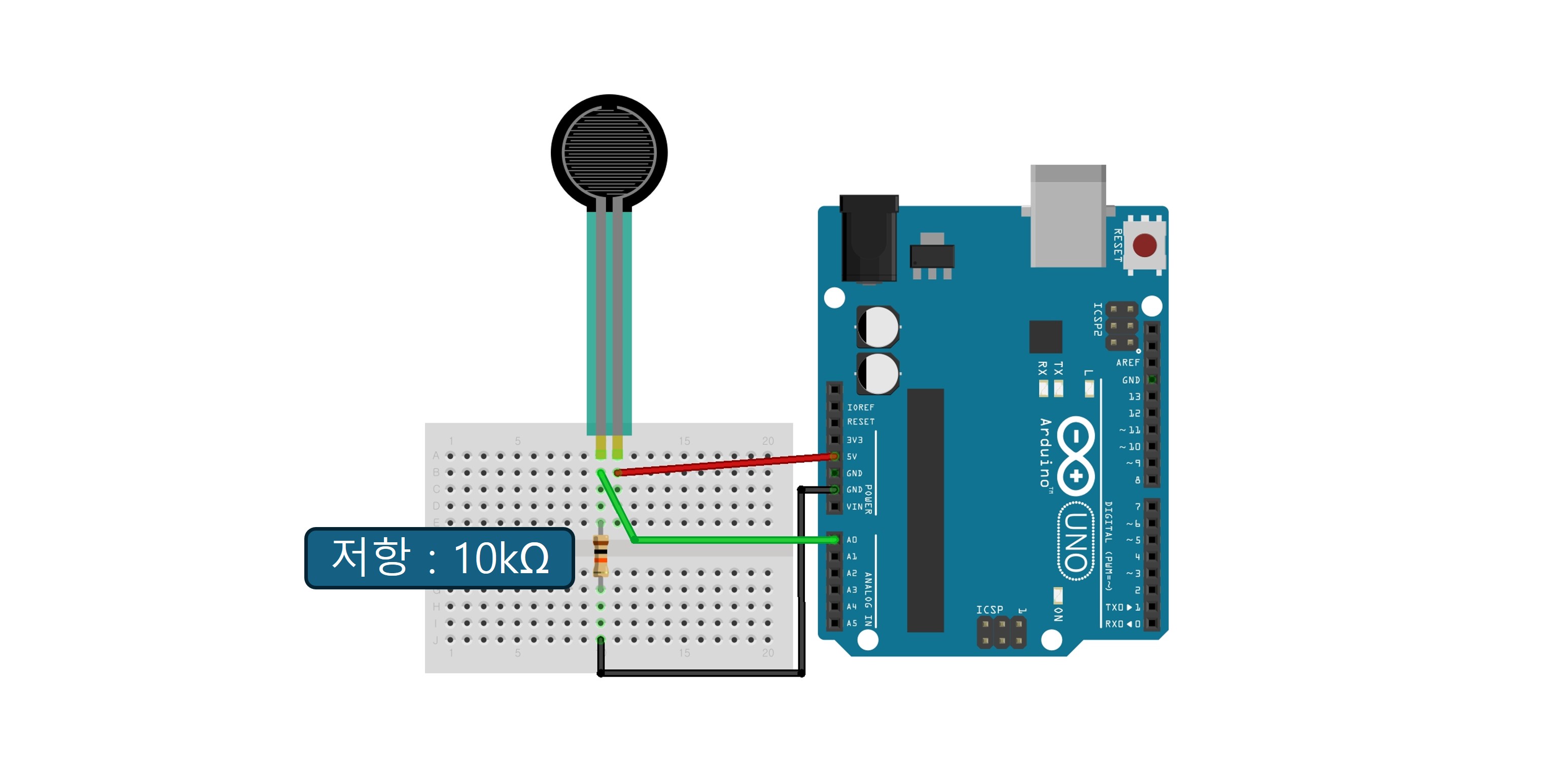 FSR-400 Pressure Sensor CN - Arduino Wiki：FSR-400压力传感器指南
