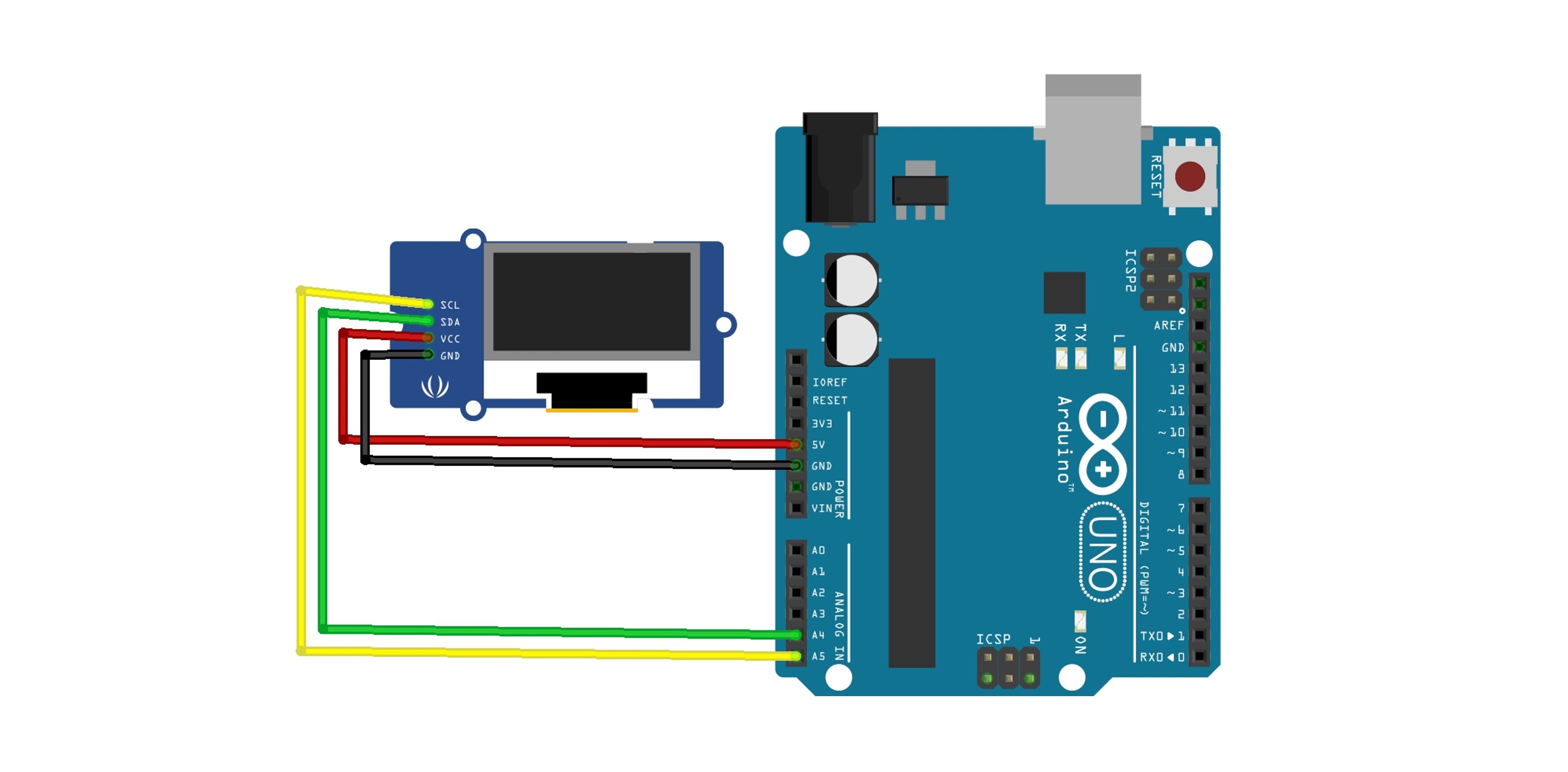 I2C OLED Module CN - Arduino Wiki：I2C OLED 模块指南