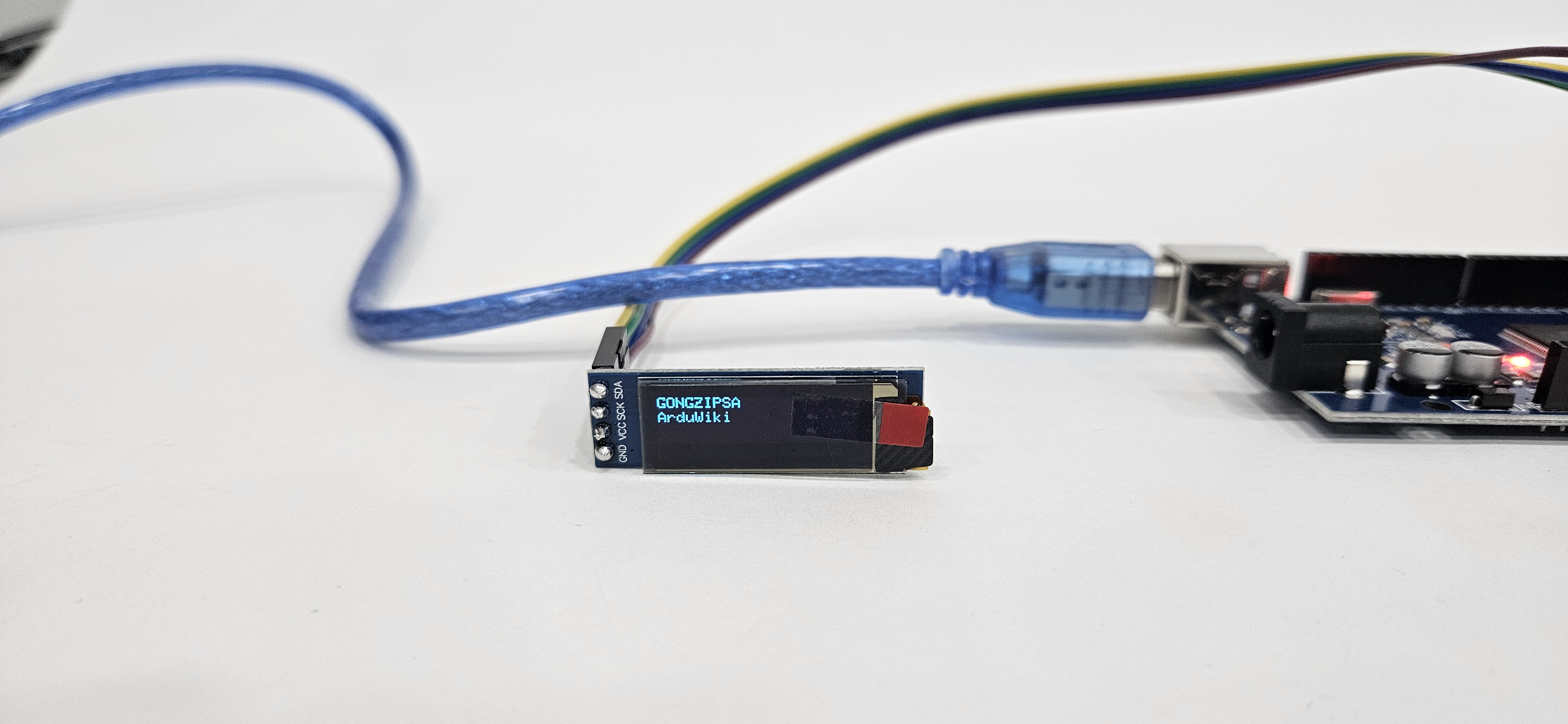 I2C OLED Module En - Arduwiki : Arduino I2C OLED Module Guide