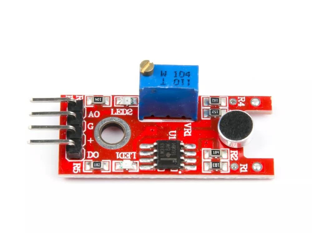 Microphone Sound Sensor(KY-038) CN - ArduWiki：Arduino 声音感应传感器（KY-038）指南