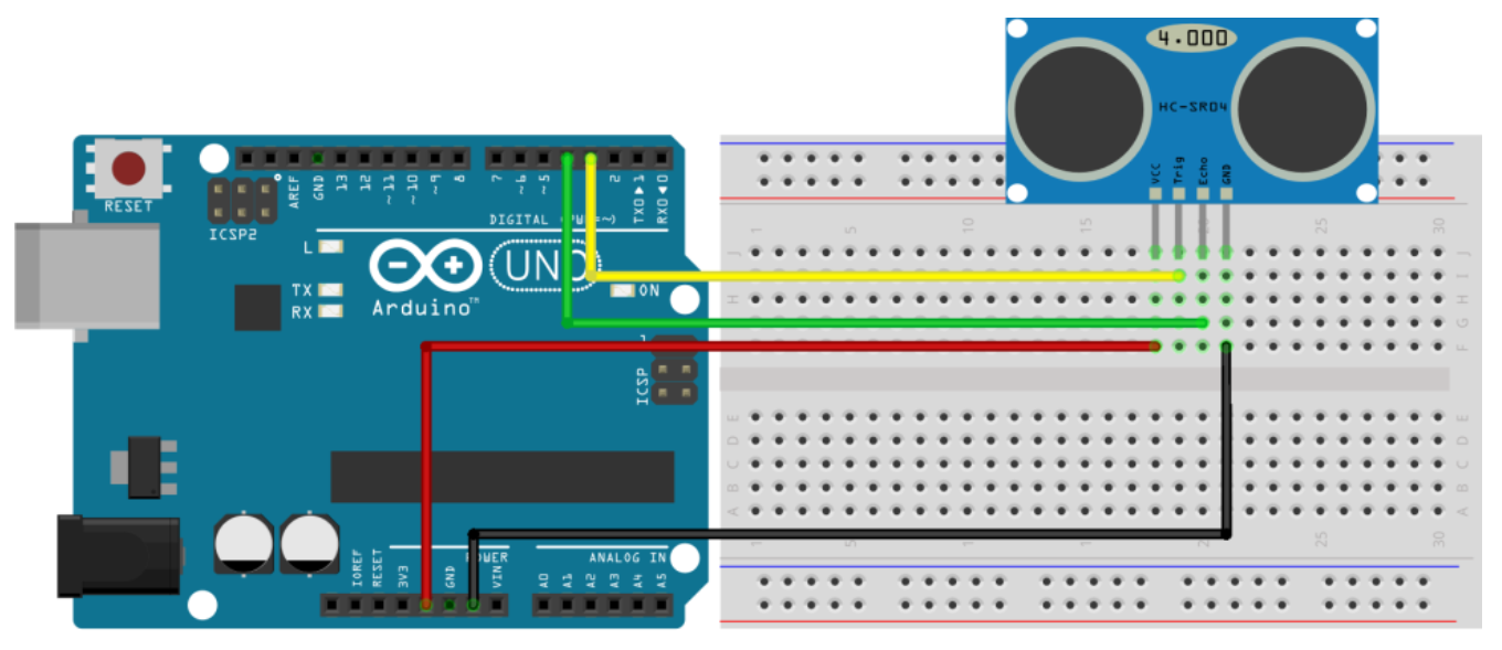 ArduWiki : 超音波センサー（HC-SR04）
