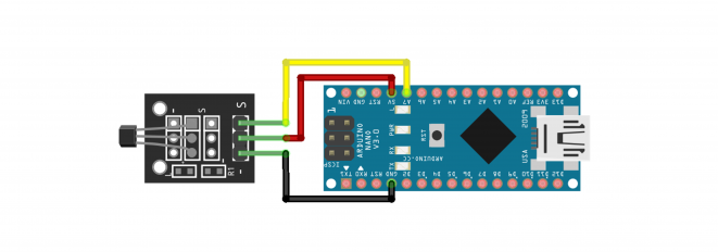 Analog Hall Magnetic Sensor Module(KY-035) - ArduWiki : Arduino Analog Hall Magnetic Sensor ...